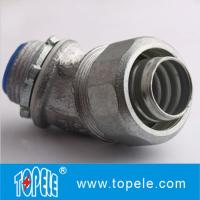 China Malleable Iron Liquid Tight Connector 90 Degree Flexible Conduit Fittings 3/8-4 Inch for sale
