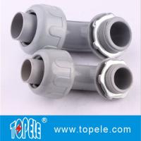 China PVC Plastic 90° Liquid-Tight Conduit Connectors 3/8
