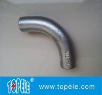 China BS4568 Malleable Iron Solid Elbow 20mm 25mm 90 Degree Conduit Fittings with Hot-Dip Galvanized Finish for sale