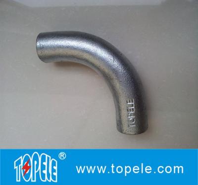 China BS4568 Malleable Iron Solid Elbow 20mm 25mm 90 Degree Conduit Fittings with Hot-Dip Galvanized Finish for sale