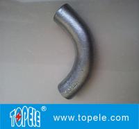 China BS4568 Malleable Iron Solid Elbow 20mm 25mm 90 Degree Conduit Fittings with Hot-Dip Galvanized Finish for sale