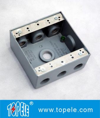 China TOPELE 2-Gang Aluminum Weatherproof Electrical Box 2