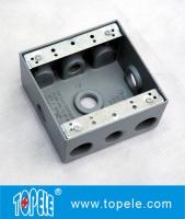 China TOPELE 2-Gang Aluminum Weatherproof Electrical Box 2
