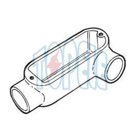 China 4 Inch LL Type Aluminum Threaded Rigid Conduit Body - 4.25
