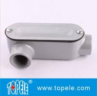 China 1 Inch Aluminum LR Type IP65 Threaded EMT/Rigid Conduit Body with Cover - 4.25