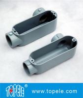 China 1 Inch Aluminum LR Type IP65 Threaded EMT/Rigid Conduit Body with Cover - 4.25