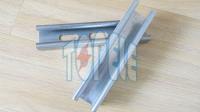 China 41x25mm & 41x35mm Pre-galvanized Perforated Plain Slotted Strut Channel Steel Unistrut - 1.5-3.0mm Thickness, 3m Length for sale