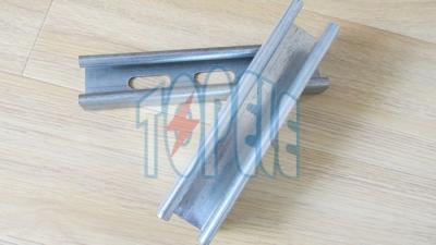 China 41x25mm & 41x35mm Pre-galvanized Perforated Plain Slotted Strut Channel Steel Unistrut - 1.5-3.0mm Thickness, 3m Length for sale