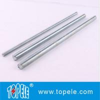 China DIN 975 Zinc Plated Steel Threaded Rods 1/4-20 to 1/2-13 with 10 ft Length for Unistrut Channel Support Systems for sale