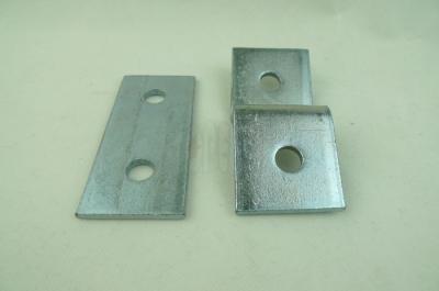 China Low Carbon Steel Flat Plate Unistrut Channel Fitting 40mm Width 6.35mm Thickness for sale
