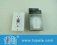 China 125V Commercial Tamper Resistant GFCI Duplex Receptacle with LED Indicator - 15A/20A, 5mA Leakage Detection for sale