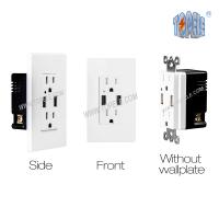 China LD-U002 Smart High Speed USB Charger Outlet 4.2A 4-Port with Tamper-Resistant Safety for 110-250V for sale