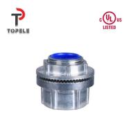 China 1/2 Inch Rigid Watertight Hub Connector Threaded Conduit Fittings UL Standard Zinc Die Cast for sale