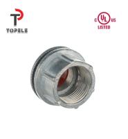 China 1/2 Inch Rigid Watertight Hub Connector Threaded Conduit Fittings UL Standard Zinc Die Cast for sale