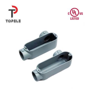 China UL Listed Rigid Conduit Body 1/2 Inch Aluminum Type LB LL LR T C for sale