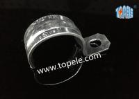 China Zinc Plated Steel EMT Conduit Strap One Hole Clip for 3/8 to 4 Inch Conduit for sale