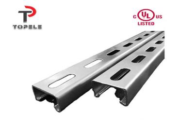 China Galvanized Deep Unistrut Channel Slotted Strut 41X 41MM for sale