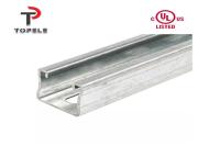 China Galvanized Deep Unistrut Channel Slotted Strut 41X 41MM for sale