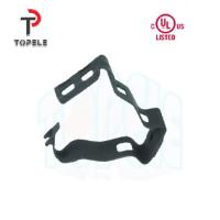 China TOPELE IEC Conduit Fasteners - Black Enamel Steel Clamps 1/2