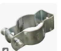 China UL Standard Steel Conduit Hanger with Bolt and Nut for EMT IMC Rigid Conduit 1/2 to 4 Inch for sale