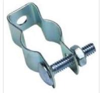 China UL Standard Steel Conduit Hanger with Bolt and Nut for EMT IMC Rigid Conduit 1/2 to 4 Inch for sale