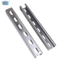 China Hot DIP Galvanized Plain / Slotted Strut Channel Unistrut 41X41X2.5mm for sale