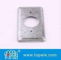 China TOPELE Pre-Galvanized Steel Rectangular Electrical Box Cover 4x2 Inch 0.6-1.6mm for sale