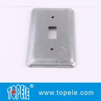 China TOPELE Pre-Galvanized Steel Rectangular Electrical Box Cover 4x2 Inch 0.6-1.6mm for sale