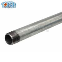 China TOPELE IEC 61386 Rigid Conduit Tube 10ft Length 20mm-110mm Galvanized Steel Electrical Conduit for sale
