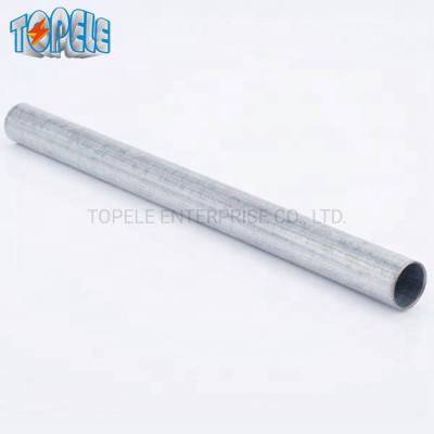 China EMT Conduit Tube IEC 61386-21 Electrical Metallic Tubing 16-50mm Sizes 3m Length SEC Certified for sale