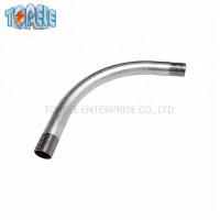 China IEC61386 Rigid Conduit 90 Degree Elbow 20mm-110mm Hot Dip Galvanized Steel Electrical Raceway for sale