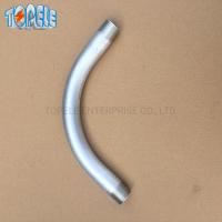 China IEC61386 Rigid Conduit 90 Degree Elbow 20mm-110mm Hot Dip Galvanized Steel Electrical Raceway for sale