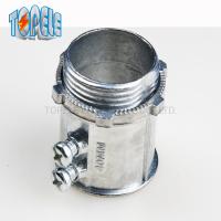 China 20mm-50mm EMT Conduit Fittings - IEC61386 Zinc Set Screw Connector for 600V+ Electrical Systems for sale