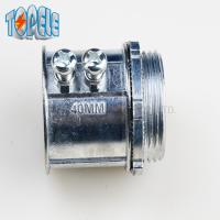 China IEC 61386 25mm Zinc Alloy EMT Set Screw Connector for Electrical Conduit Systems Above 600V for sale