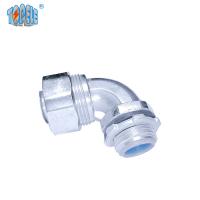 China Liquid Tight 90 Degree Angle Zinc Connector 3/8