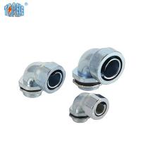 China Liquid Tight 90 Degree Angle Zinc Connector 3/8