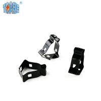 China IEC 61386 Steel Conduit Fasteners Black Enamel 1/2 to 2 Inch for Easy Pliers Installation for sale