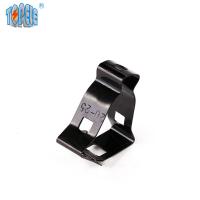 China IEC 61386 Steel Conduit Fasteners Black Enamel 1/2 to 2 Inch for Easy Pliers Installation for sale