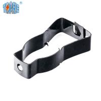 China IEC 61386 Steel Conduit Fasteners Black Enamel 1/2 to 2 Inch for Easy Pliers Installation for sale