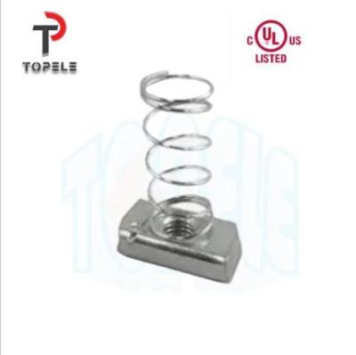 China Electroplate Stainless Steel Long Spring Nut Hot DIP Galvanized for sale