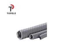 China IEC 61386 PVC Coated Flexible Metal Conduit 20mm to 50mm Metric Thread for sale