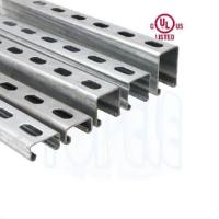 China Unistrut Channel Strut 41x41mm Hot Dipped Galvanized Steel Framing Support for sale