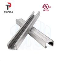 China Unistrut Channel Strut 41x41mm Hot Dipped Galvanized Steel Framing Support for sale