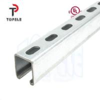 China Unistrut Channel Strut 41x41mm Hot Dipped Galvanized Steel Framing Support for sale