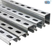 China Unistrut Channel Strut 41x41mm Hot Dipped Galvanized Steel Framing Support for sale