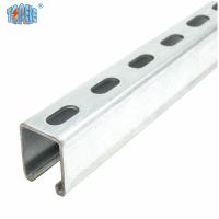 China Unistrut Channel Strut 41x41mm Hot Dipped Galvanized Steel Framing Support for sale