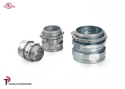 China Steel EMT Set Screw Coupling 1/2 to 4 Inch UL Certified Conduit Fitting for sale