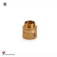 China CNC Brass Male Conduit Hose Adapter 20mm 25mm BS4568 Nickel Plated for sale