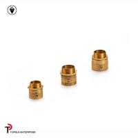 China CNC Brass Male Conduit Hose Adapter 20mm 25mm BS4568 Nickel Plated for sale