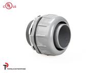 China 1/2-Inch Liquidtight Nonmetallic Straight PVC Conduit Fitting Connector - 6/6 Nylon Material with UL Certification for sale